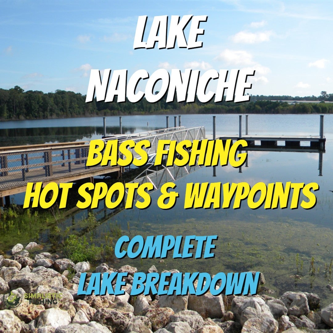 Need fishing spots for Lake Naconiche? We have the fishing hot spots ...