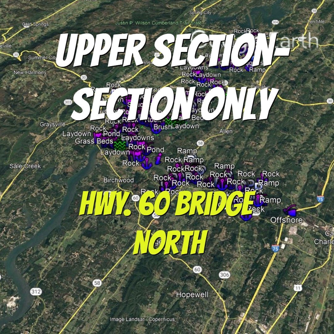 Lake Chickamauga - Lake Breakdown and Fishing Hot Spots! | Simplistic ...