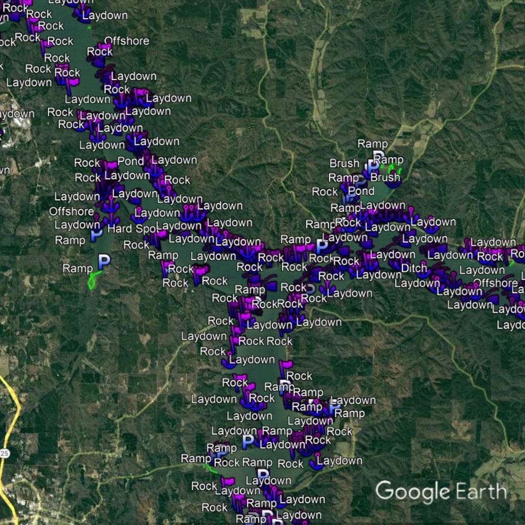 Pickwick Lake, AL - Fishing Spots | Simplistic Fishing