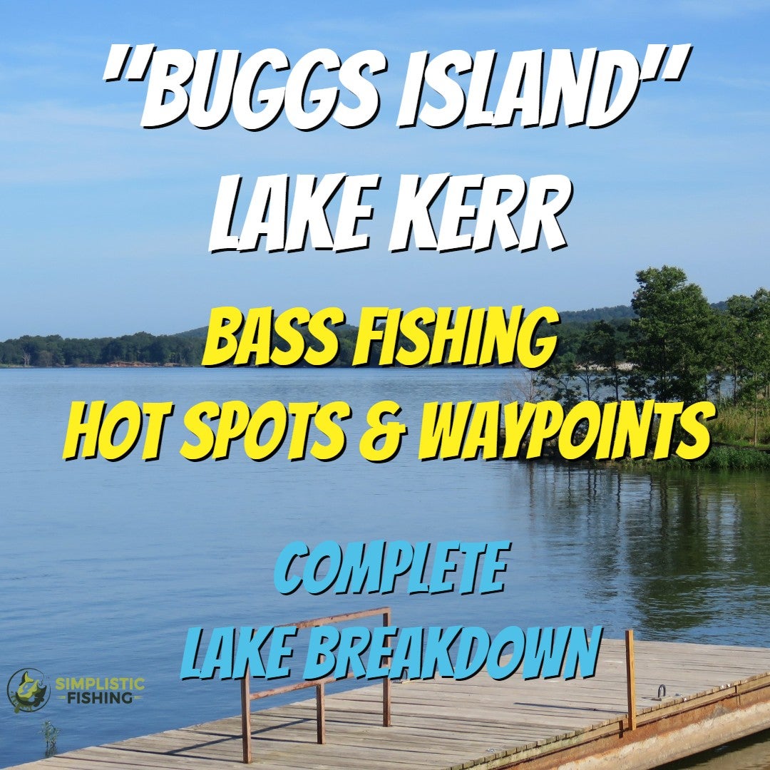 Kerr Lake - Fishing Hot Spots and Waypoints!! | Simplistic Fishing